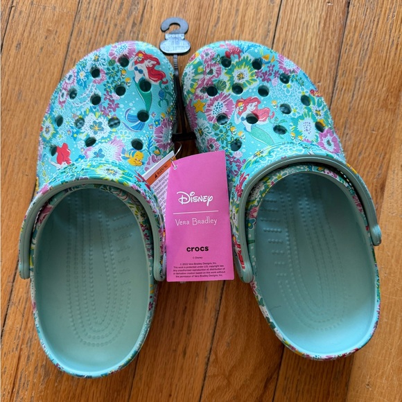 CROCS | Shoes | Disneys Little Mermaid With Vera Bradley Crocs Classic ...